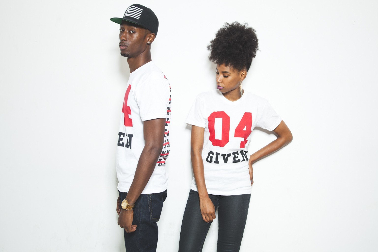 04 GIVEN | Unisex White T-Shirt – Kingdom Native